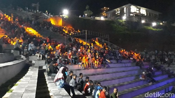 Foto: Amphiteater, Spot Wisata Baru di Nglanggeran Gunungkidul