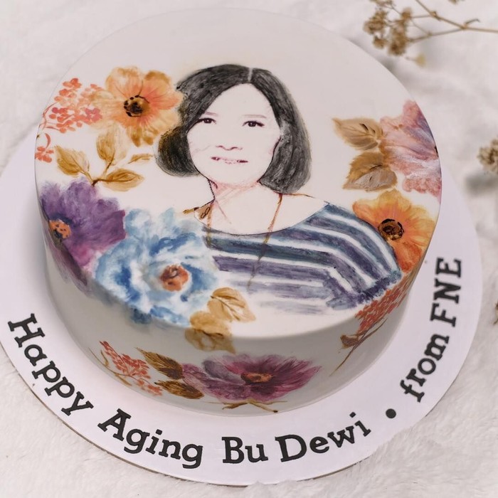 Seperti Karya Seni, Cake Lukis Buatan Baker Indonesia Ini Tampil Memukau