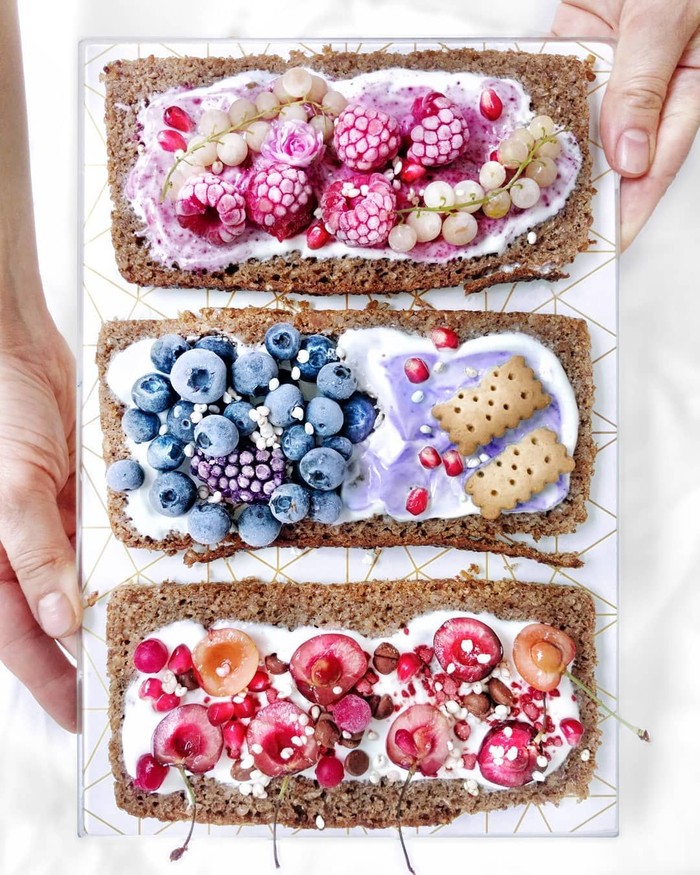 Sarapan Jadi Semangat dengan Kreasi Roti Warna-warni