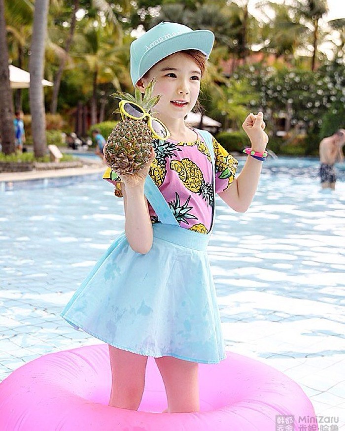 Ini Lauren Lunde, Model Cilik yang Tetap Cantik Saat Makan