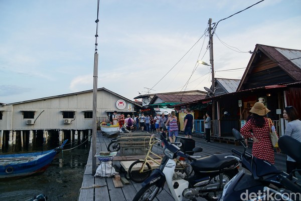 Foto: Main ke Kampung Nelayan UNESCO di Penang