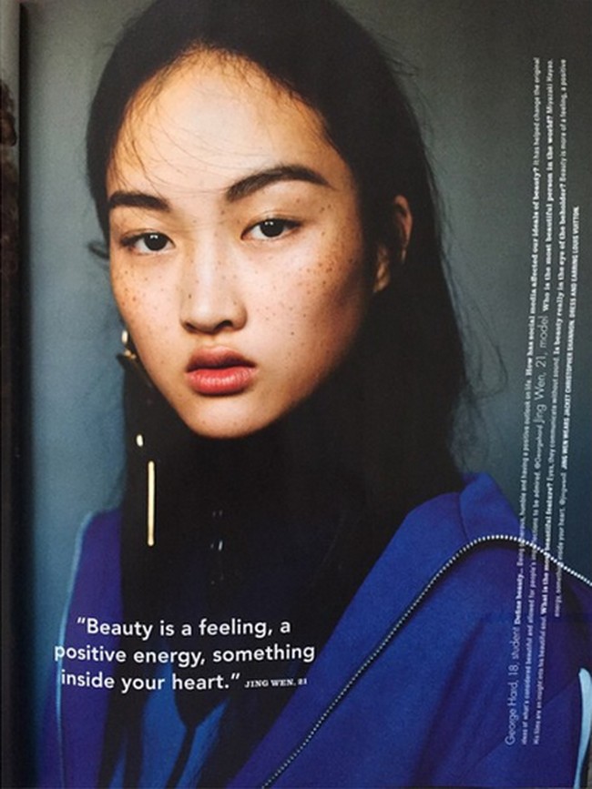 Potret Li Jingwen, Model Zara yang Jadi Viral Gara-gara Freckles