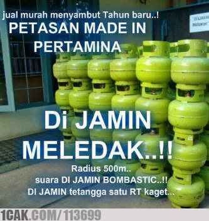 Bukan Buat Masak, Tabung Gas Ini Dimainkan Jadi Meme Kocak