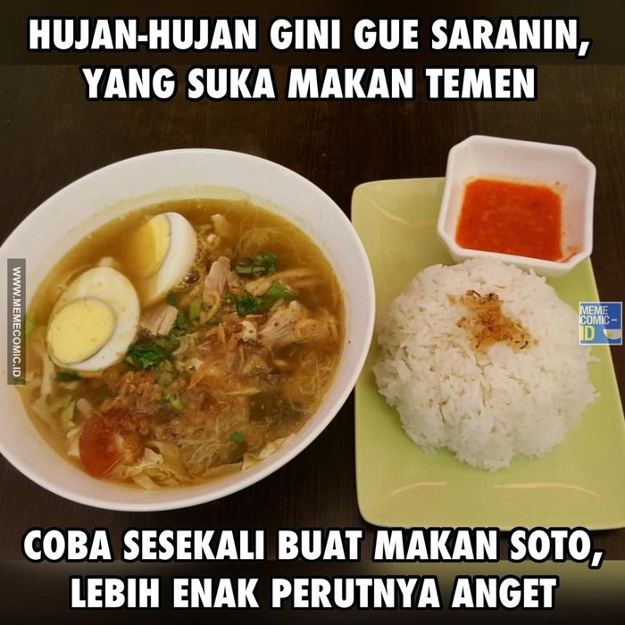 Deretan Meme Kocak Ini Khusus untuk Penggemar Soto