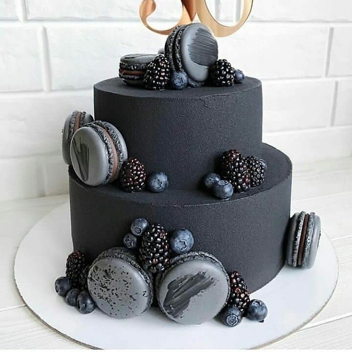 Unik dan Eksotis, 10 Cake Ini Warnanya Hitam Pekat