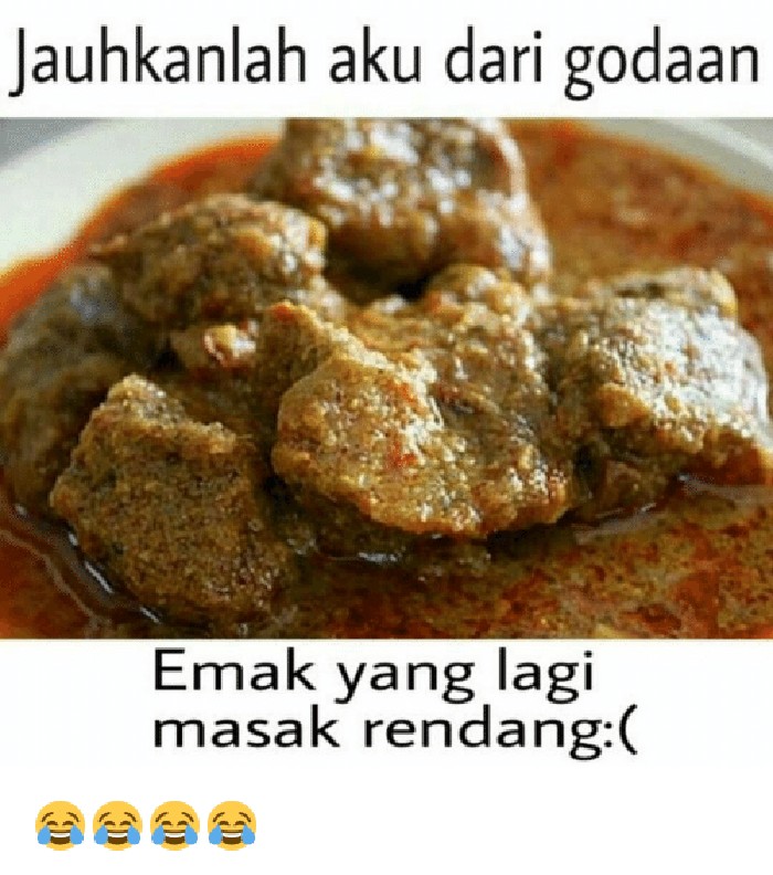 Jadi Makanan Terenak di Dunia, Begini Meme Kocak Soal Rendang Minang