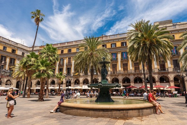 Plaza Real Barcelona Spain