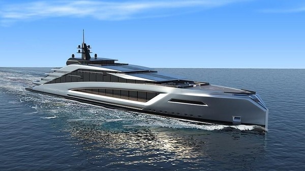 Foto: Kapal Yacht Super Mewah, Ada Air Terjunnya!