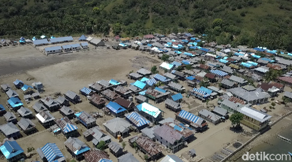 Foto Drone: Eksotis Nan Cantik, Pulau Rinca dari Ketinggian