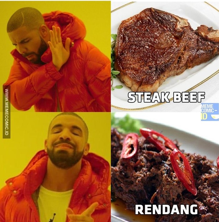 Banyak yang Ketipu Sama Lengkuas, Ini 10 Meme Kocak Soal Rendang