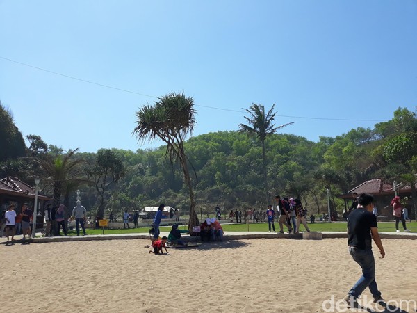 Foto: Pantai dengan Taman Cantik di Gunungkidul