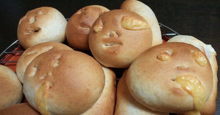 Lucu dan Aneh! Roti Bentuk Panggangan hingga Wajah Manusia