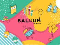 Berhias Balon Warna Warni, Haluu World Bawa Nostalgia Masa Kecil