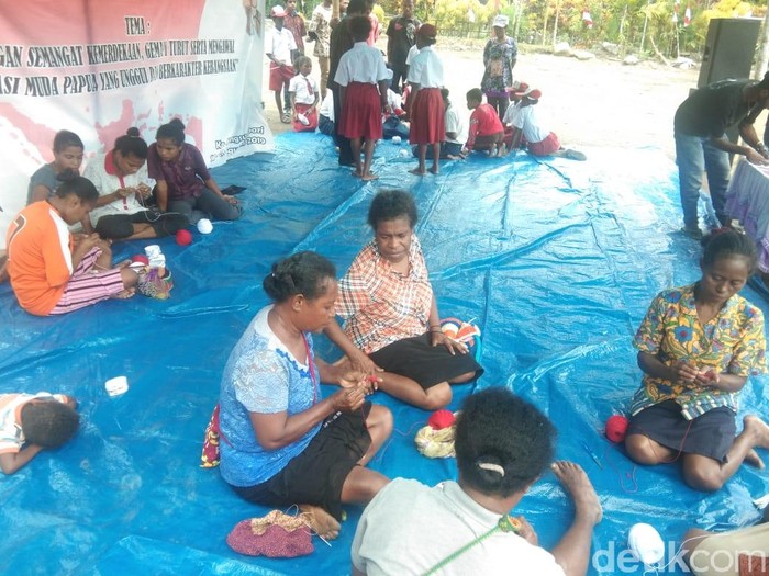 Melihat Desa di Papua yang Baru Pertama Kali Rayakan Kemerdekaan HUT RI