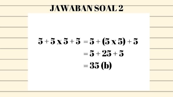 Soal Matematika Ini Nggak Rumit, Bisakah Kamu Memecahkannya?