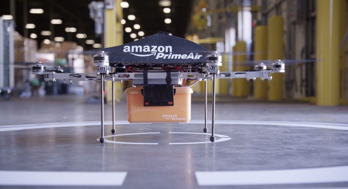 Penampakan Drone Pengirim Paket Amazon