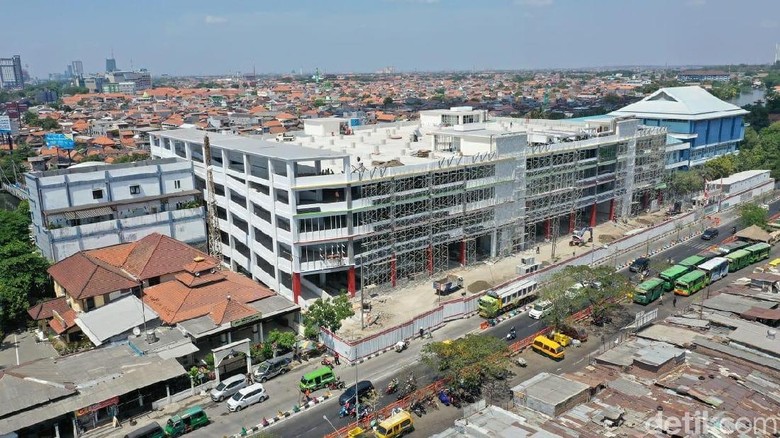 Pembangunan Park and Ride Terminal Joyoboyo Hampir Rampung
