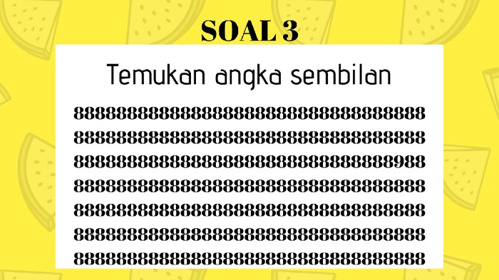 Tes Fokus Mata dan Otak, Teka-teki Ini Latih Kecepatan Berpikir Kamu Tes Fokus Mata dan Otak, Teka-teki Ini Latih Kecepatan Berpikir Kamu