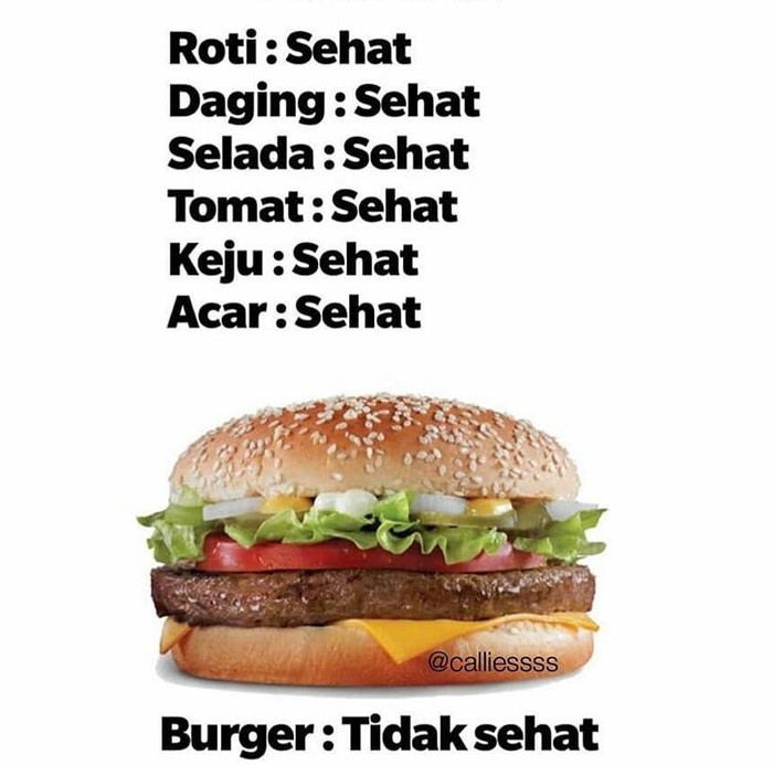 10 Meme Kocak Soal Burger Khusus Pencinta Burger