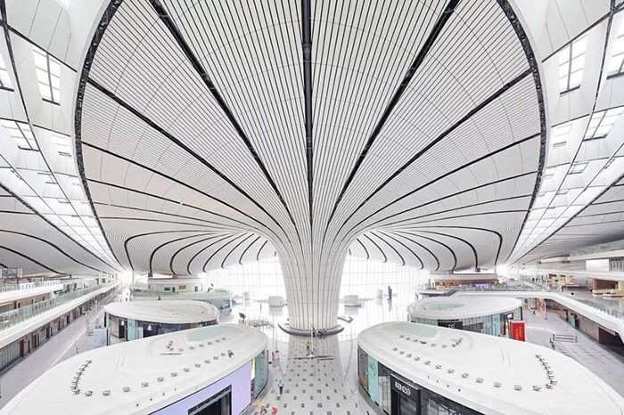 Bandara Terbesar Dunia di China, Bentuknya Seperti Bintang Laut!