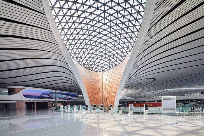 Bandara Terbesar Dunia di China, Bentuknya Seperti Bintang Laut!