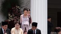 Gaya Gista Putri Saat Suami Dilantik Jadi Menteri, Cantik Berkebaya Ungu