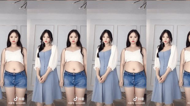 Bisa Ditiru Cara Artis Tiktok Samarkan Perut Buncit Yang Jadi Viral