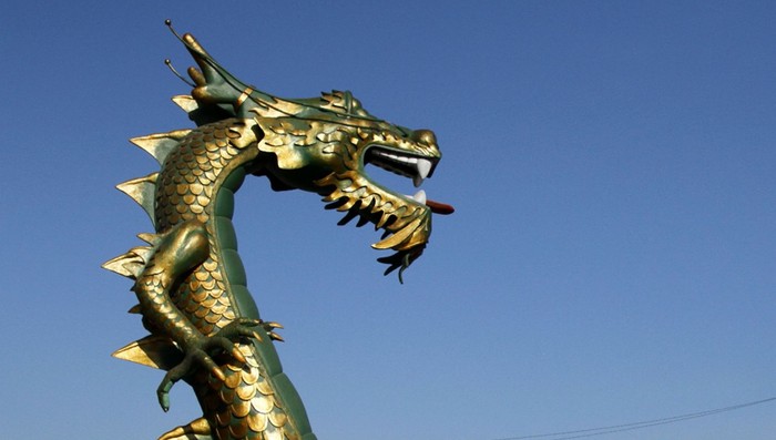 Potret Patung Naga Kerajaan Kesultanan Buton