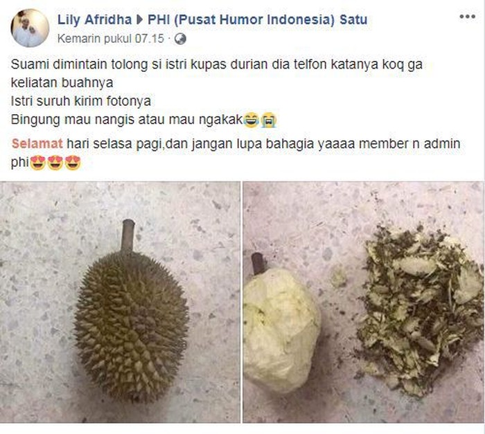 Pencinta Durian, Ini 10 Meme Kocak Durian Buat Kamu