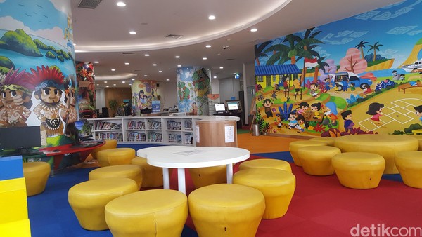 Perpusnas yang Ramah Anak dan Penuh Warna