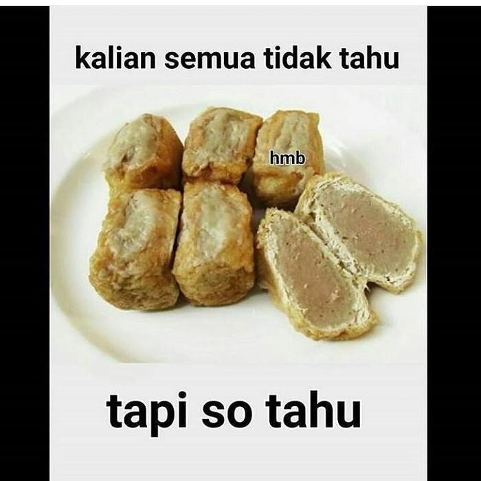 Kocak! Ini 10 Meme Tahu Ini Dijamin Bikin Ngakak