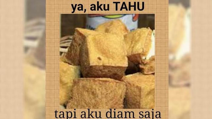 Kocak! Ini 10 Meme Tahu Ini Dijamin Bikin Ngakak