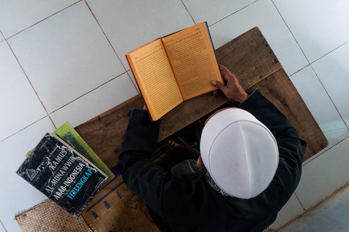 Semangat Santri di Banten Mengaji Kitab Kuning Saat Bulan Ramadhan