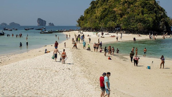Potret Pulau yang Mirip Ayam Kalkun di Thailand