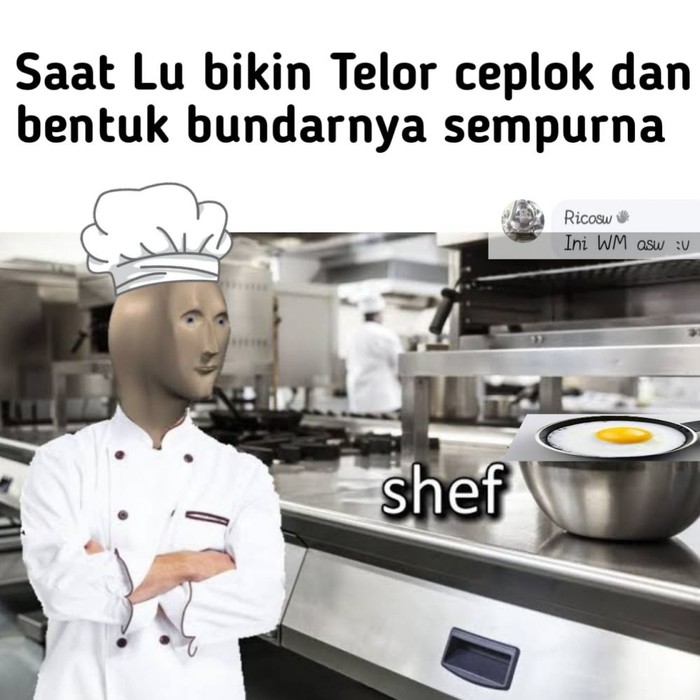 Berasa Master Chef! Begini Meme Ekspresi Kocak Saat Berhasil Masak