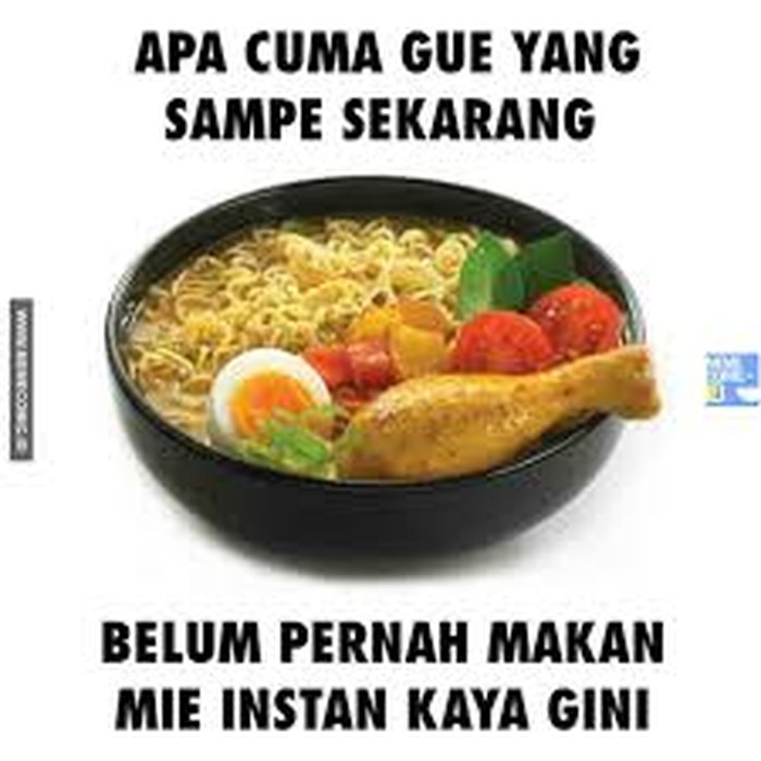 Mie Instan Bisa Juga Bikin Ngakak Lewat Meme Lucu