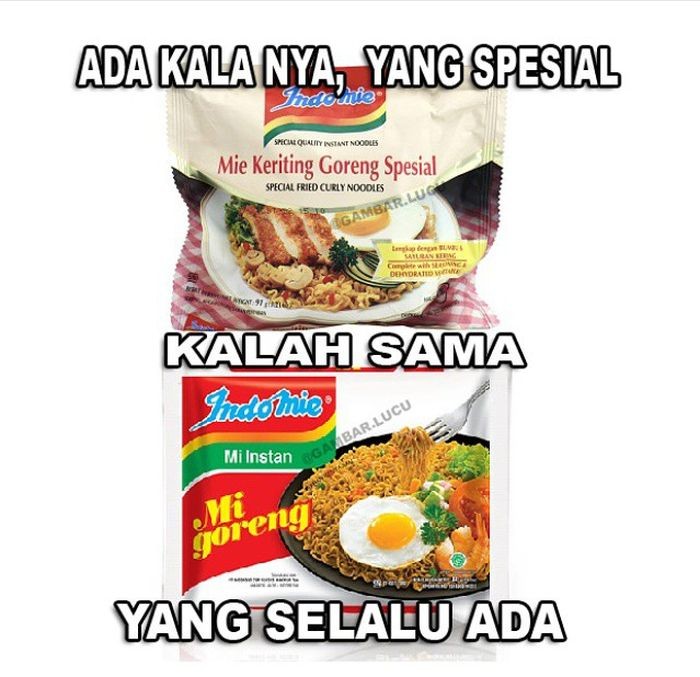 Mie Instan Bisa Juga Bikin Ngakak Lewat Meme Lucu