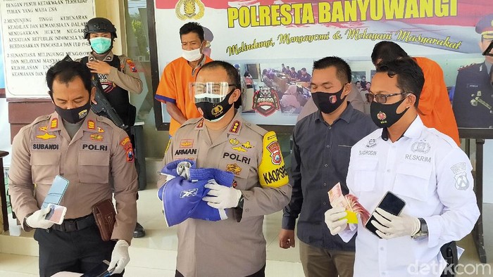 Polresta Banyuwangi Ungkap 8 Kasus Kriminal Satu Pelaku Didor Bagian Kaki