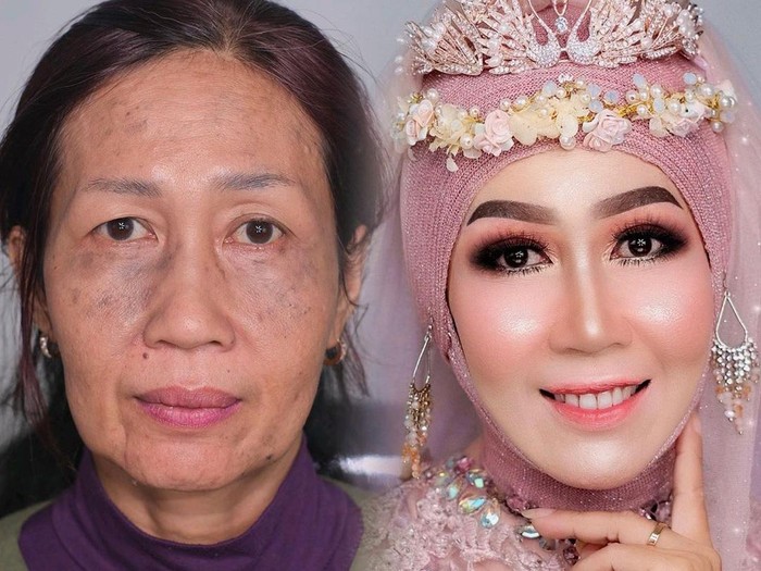 Viral, Makeup Artist Indonesia Bikin Wajah Nenek-nenek Jadi Bak Remaja Viral, Makeup Artist Indonesia Bikin Wajah Nenek-nenek Jadi Bak Remaja