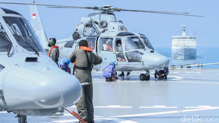 Potret TNI AL Gelar Latihan Operasi Gabungan