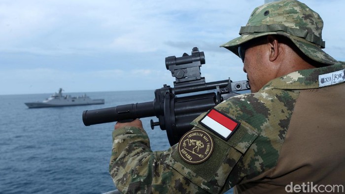 TNI AL Unjuk Kekuatan dalam Latihan Perang di Kepulauan Riau