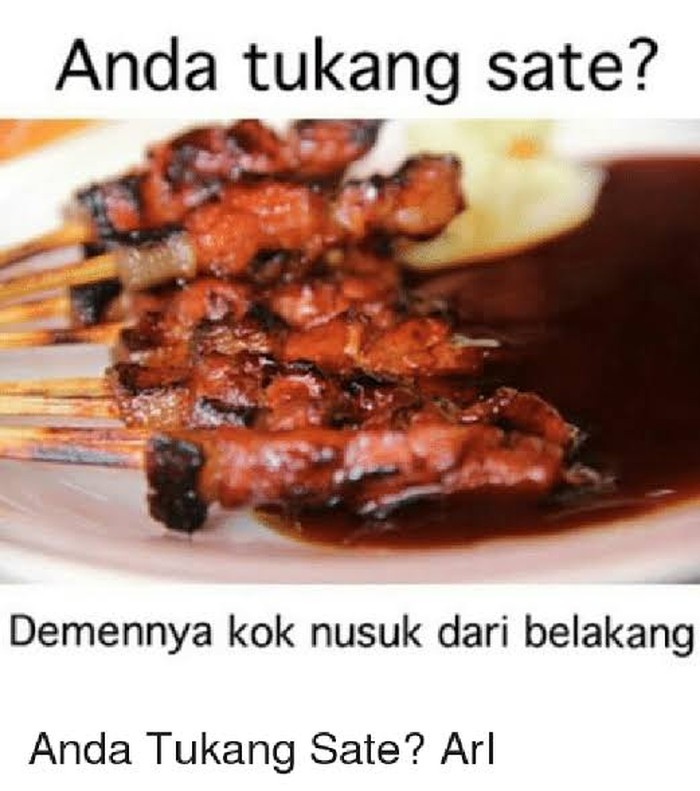 Nggak Sabar Makan Sate Kambing? Lihat Meme Lucu Ini Dulu