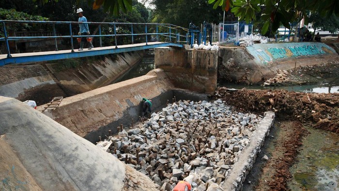 Antisipasi Banjir, Setu Parigi Tangsel Diperbaiki