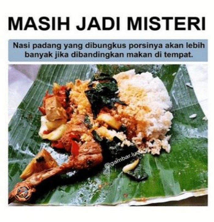 Nikmatnya Masakan Padang Jadi Inspirasi 10 Meme Kocak Ini