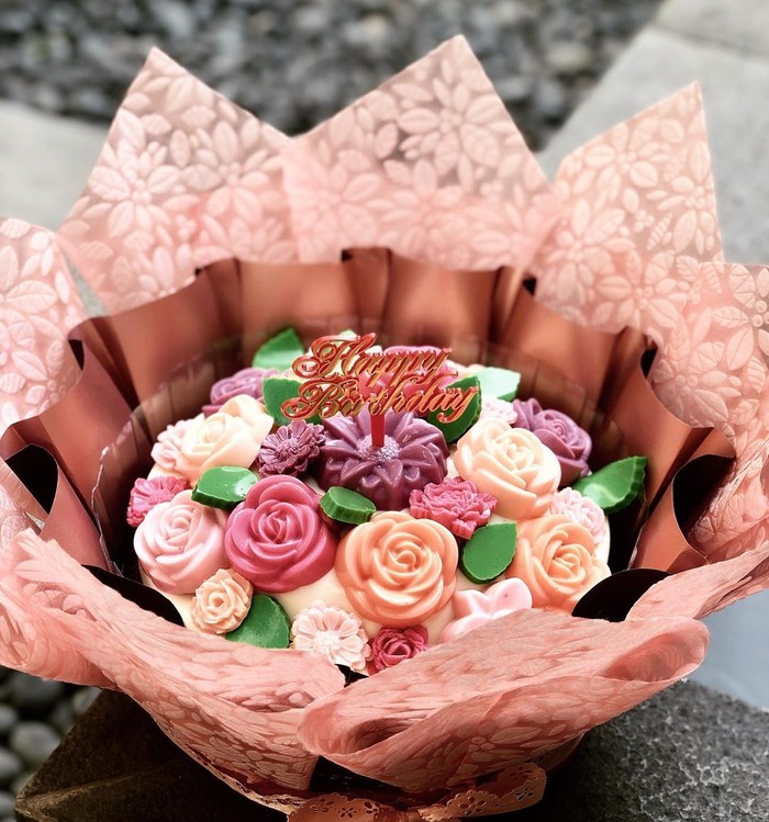 10 Puding Buket Bunga Cantik Buat Hadiah Istimewa