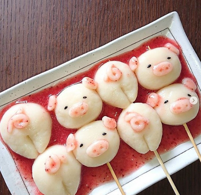 10 Dango yang Bentuknya Lucu, dari Kelinci hingga Panda