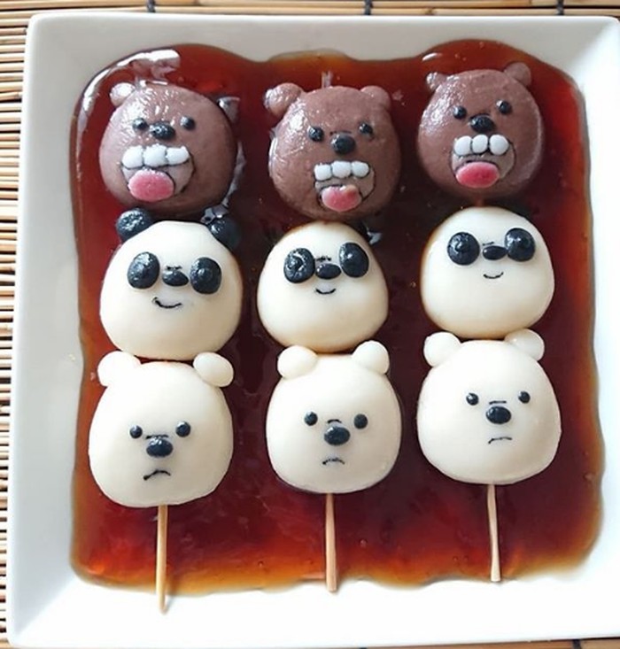 10 Dango yang Bentuknya Lucu, dari Kelinci hingga Panda