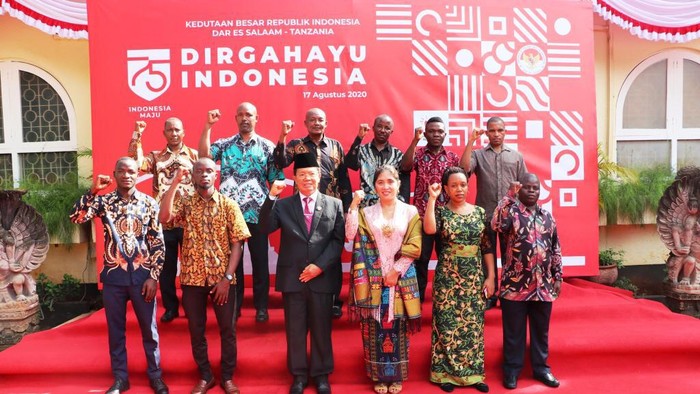 Rayakan HUT RI ke-75 WNI di Tanzania Obati Rasa Rindu Rayakan HUT RI ke-75 WNI di Tanzania Obati Rasa Rindu