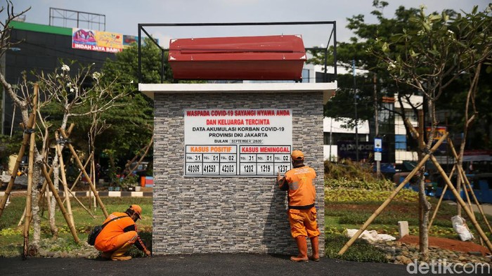 Begini Foto Tugu Peti Mati Ingatkan Bahaya COVID-19 Begini Foto Tugu Peti Mati Ingatkan Bahaya COVID-19