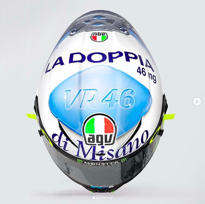 Ini 'Pil Biru' yang Dipakai Rossi di MotoGP Misano
